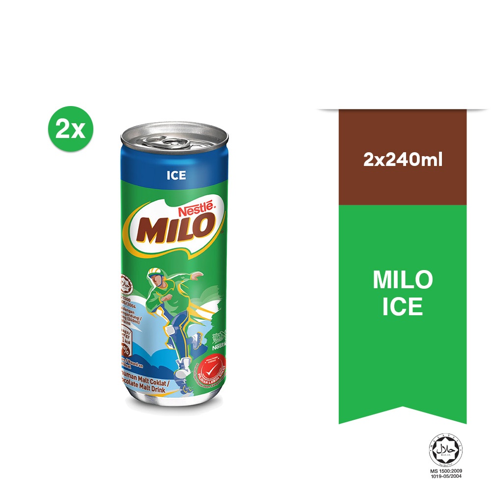 NESTLÉ MILO® ICE CAN 240ml Bundle of 2 | Shopee Malaysia