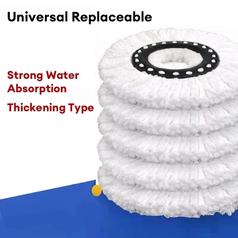 Universal Replacement Spin Mop Pad Replacement Fitting Spin Mop Cotton ...