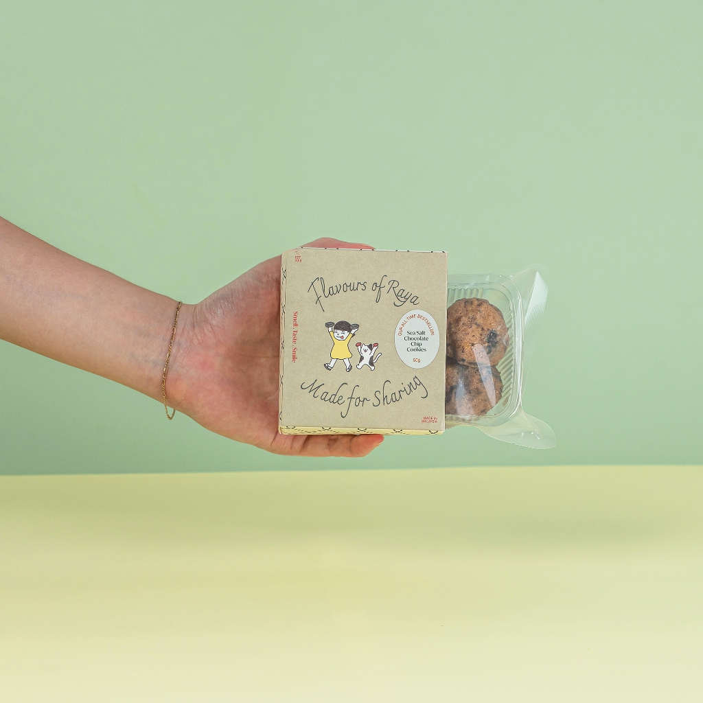 Kooky Cream Raya Bundle of 6 Sea Salt Chocolate Chip Cookies 50g ...