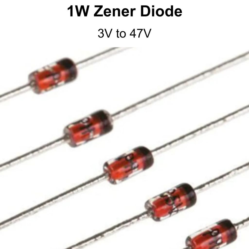 (30pcs) 1W Zener Diode 3V 3.3V 3.6V 3.9V 4.3V 4.7V 5.1V 5.6V 12V 15V - 1 Watt Zener Diode Zener ...
