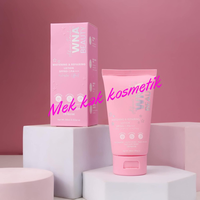 WNA BEAUTY LIMITED EDITION WHITENING & REPAIRING LOTION SPF 50 30ML ...