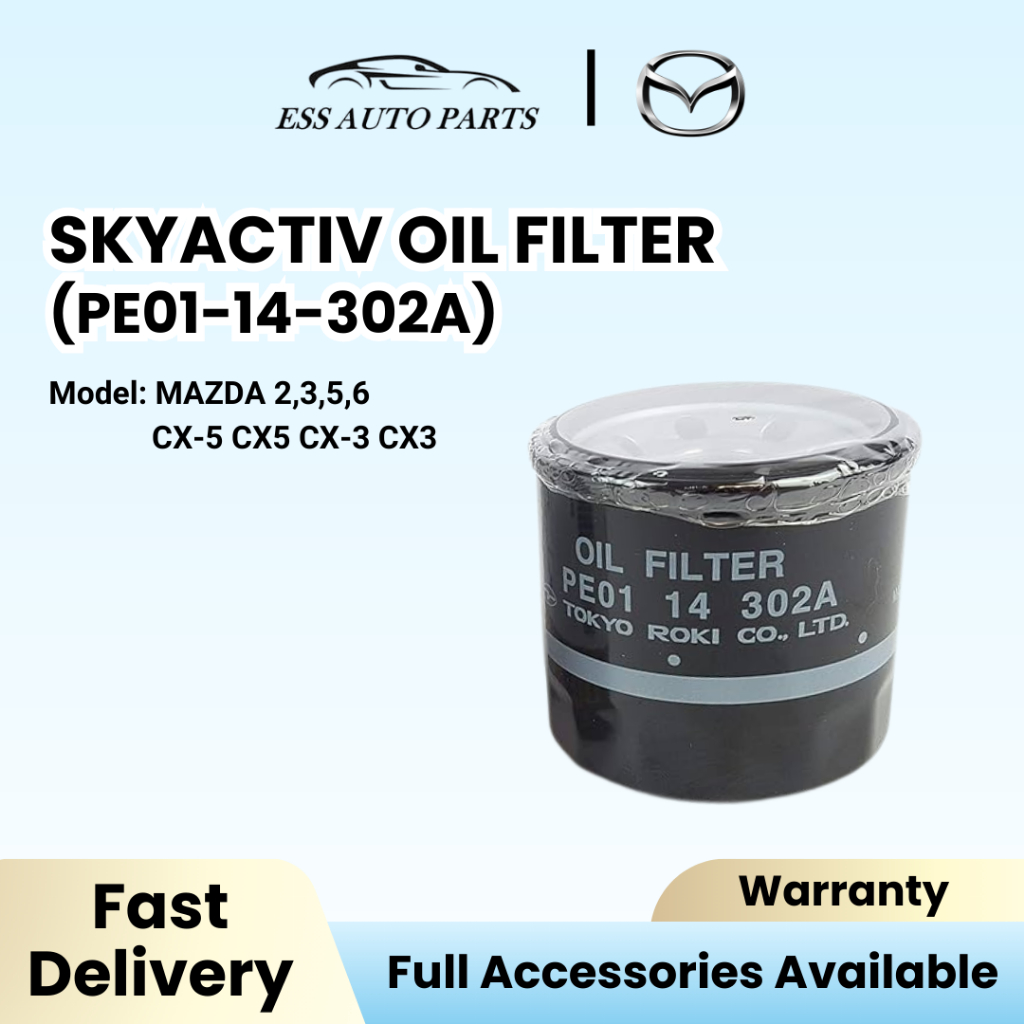 ESS Mazda 2 Mazda 3 Mazda 5 Mazda 6 CX-5 CX5 CX-3 CX3 Skyactiv Oil ...