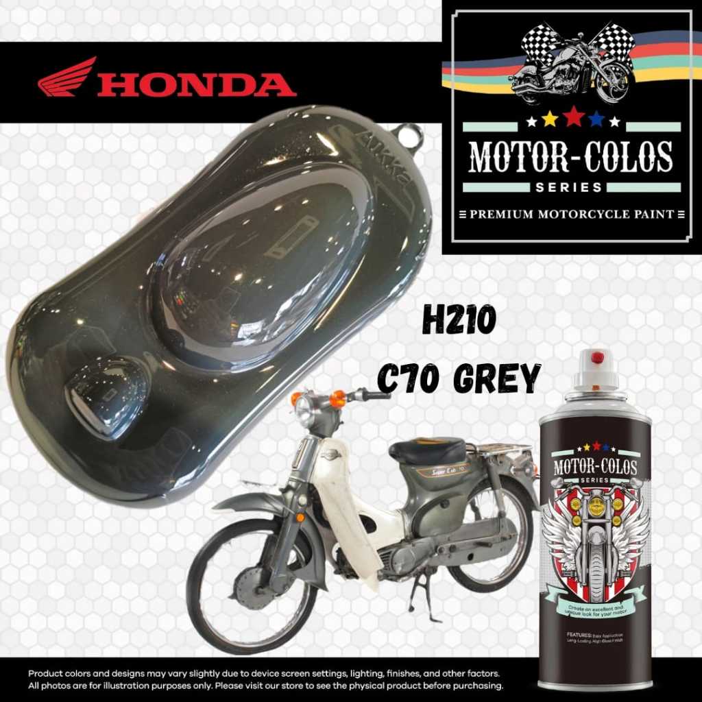 MOTOR COLOS - HONDA H210 HONDA GREY / AEROSOL 400ML / MOTOR HONDA ...