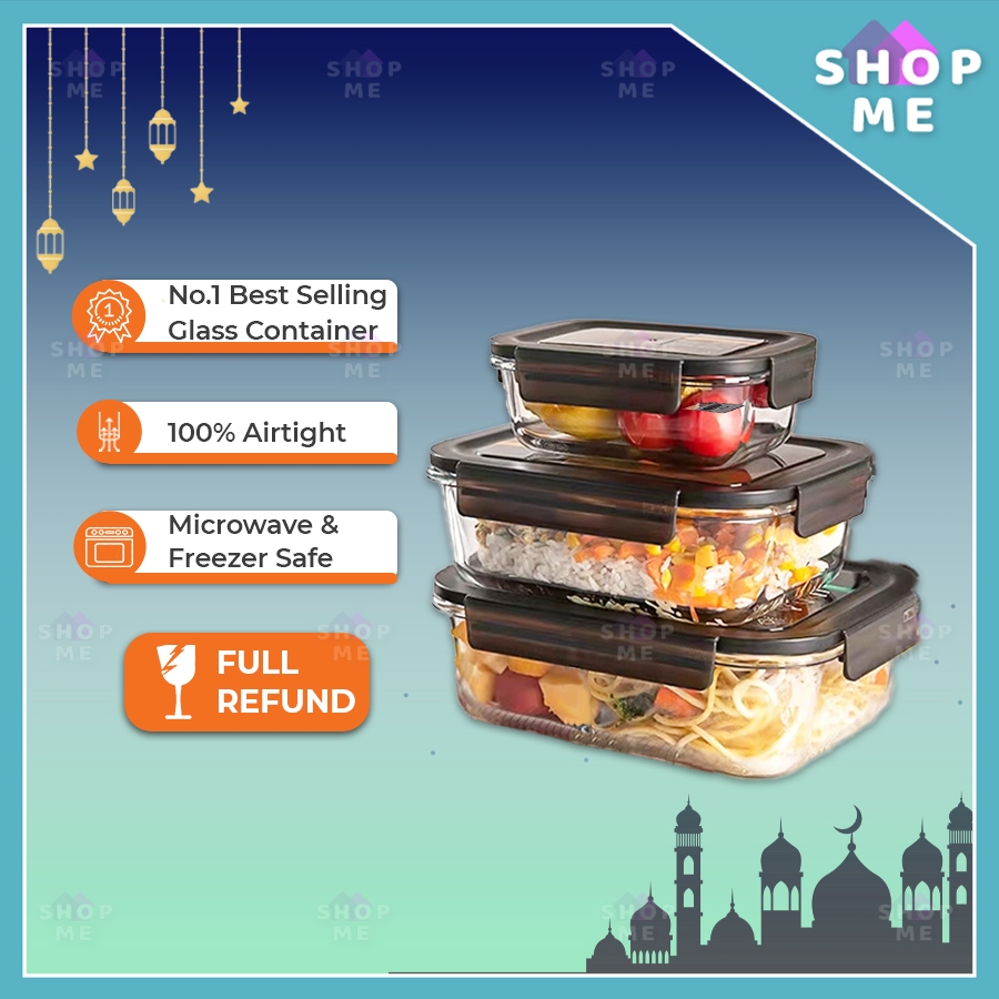 𝗢𝗿𝗶𝗴𝗶𝗻𝗮𝗹 𝗔𝗡𝗠𝗔𝗜 𝗦𝗵𝗮𝗻𝗴𝗵𝗮𝗶 Airtight Food Storage Container Microwave Safe ...