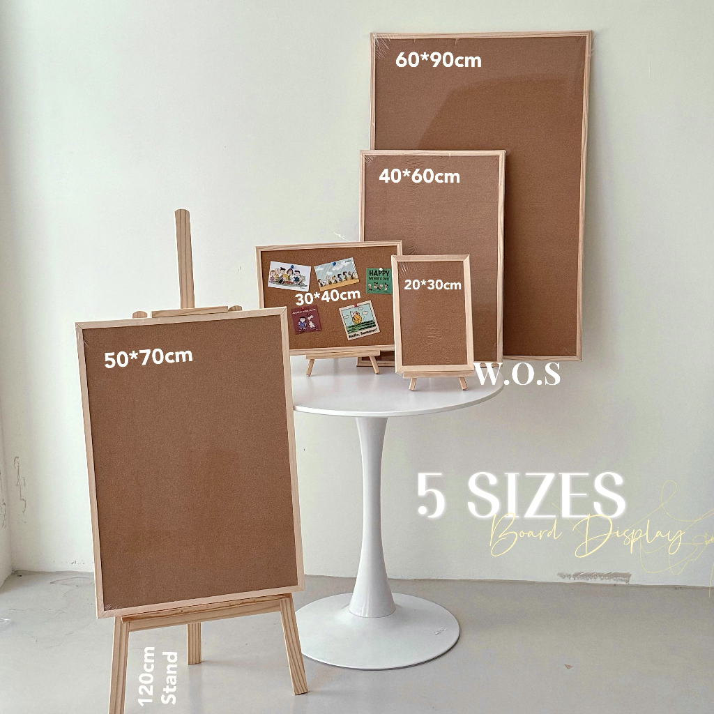 [Ready Stock][5 Sizes!!] Bulletin Board/ Cork Board/ Wall Board with ...
