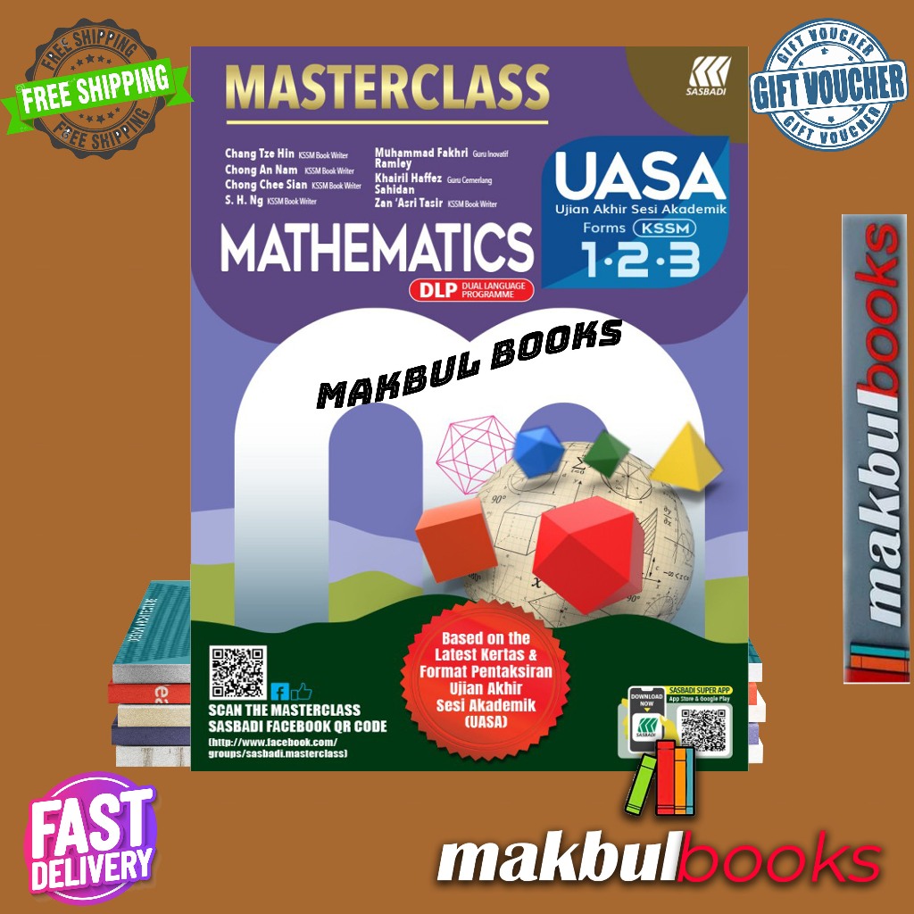 SASBADI: MASTERCLASS MATHEMATICS (DLP) UASA KSSM FORM 1.2.3 | Shopee ...