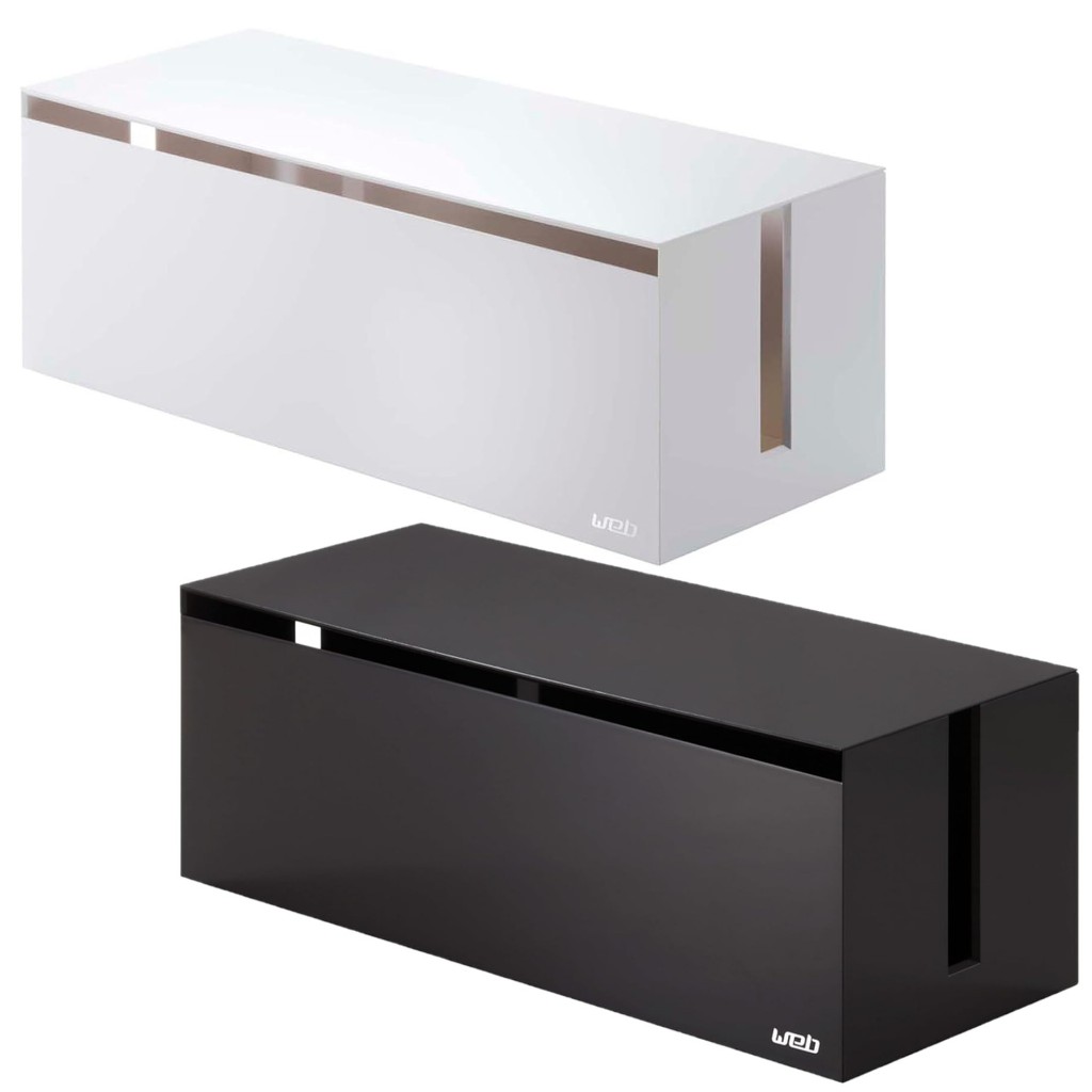 Yamazaki Tower Cable Box Web L Japan Storage Items | Shopee Malaysia