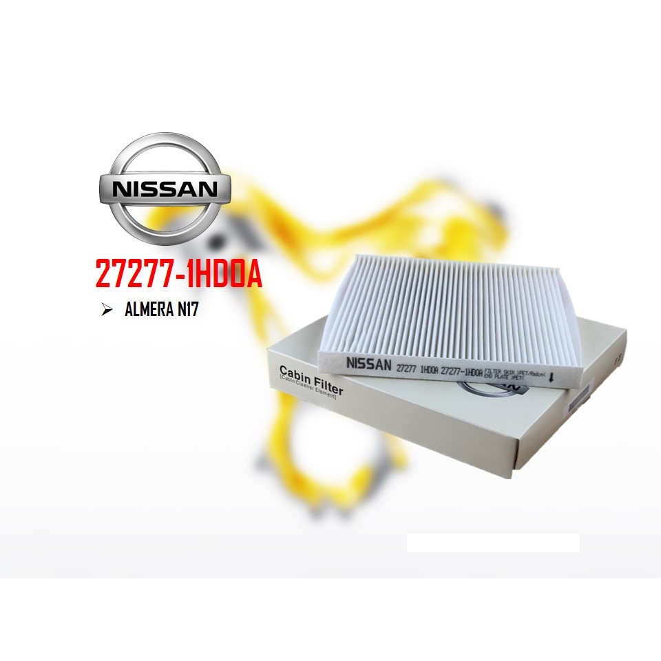 Nissan - Almera N17 Aircond Filter Cabin Air Filter 27277-1HD0A ...