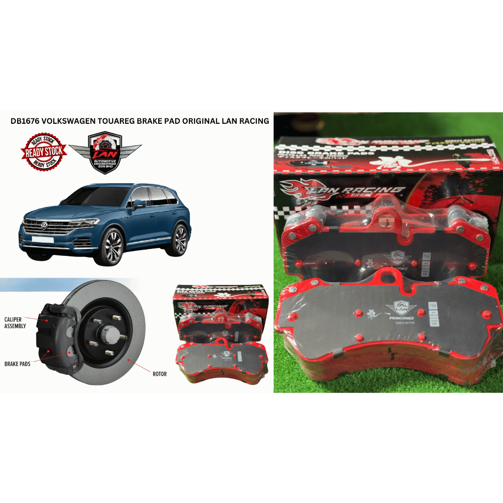 LAN RACING XTRA BRAKE PAD FRONT VOLKSWAGEN TOUARGE / PORSCHE CAYENNE ...