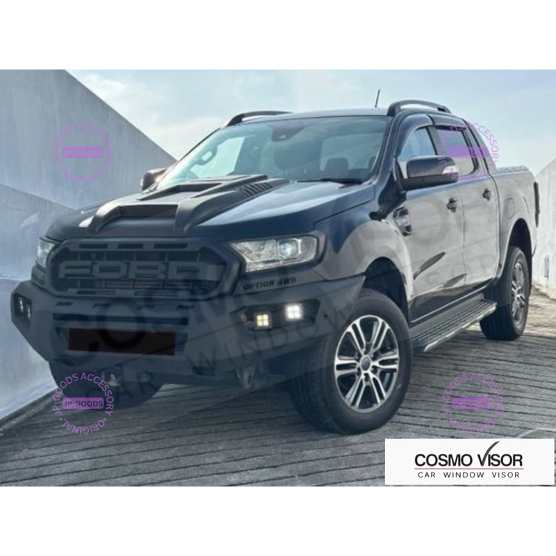 Ford Ranger (T6 / T7) 2012-2022 Door Visor / Window Vent Visor ...