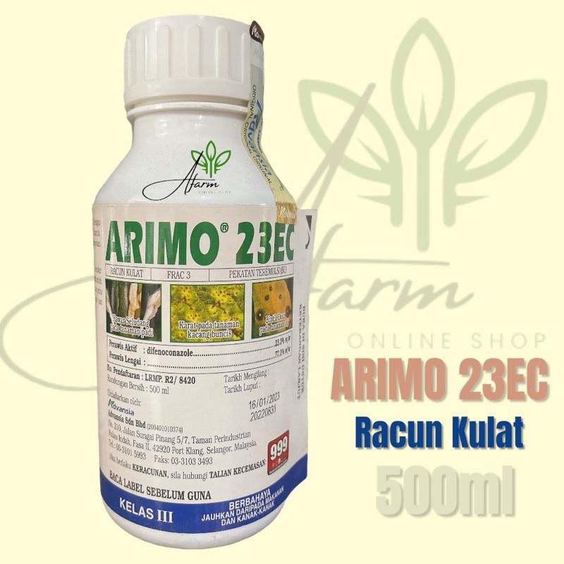 Arimo 23ec Advansia 500ml/Racun kulat hawar seludang/Karat/bintik daun ...