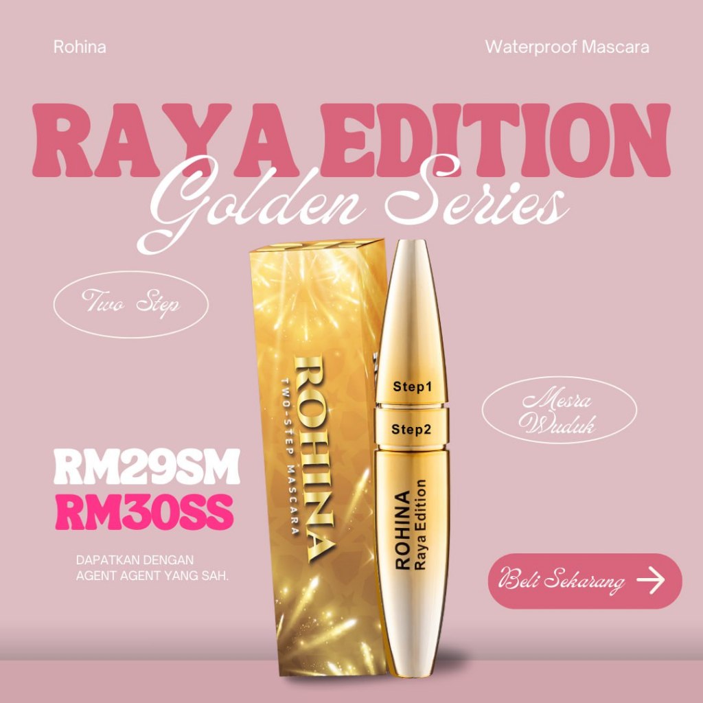 ROHINA MASCARA LOVE EDITION / RAYA EDITION / EDISI 2023 /BERUS SIKAT ...