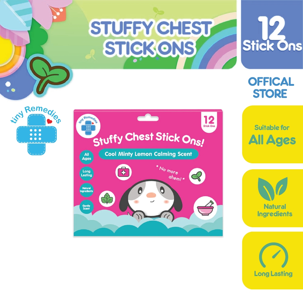 Tiny Buds Baby Stuffy Chest Stick Ons (12s) | Shopee Malaysia