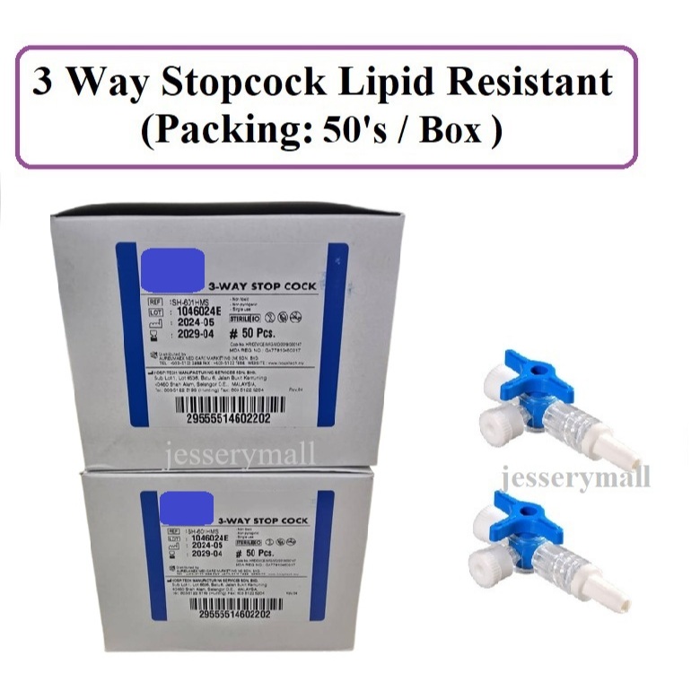 3 WAY STOPCOCK (50'S/BOX) | Shopee Malaysia