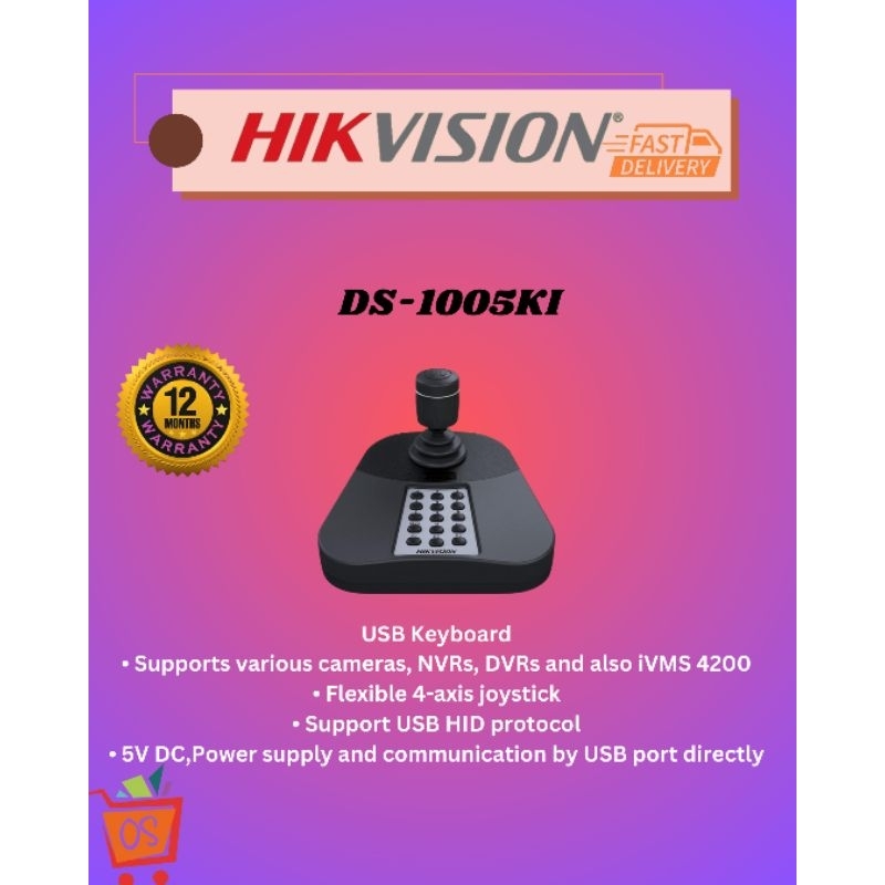 HIKVISION, DS-1005KI, HIKVISION PTZ Camera | Shopee Malaysia
