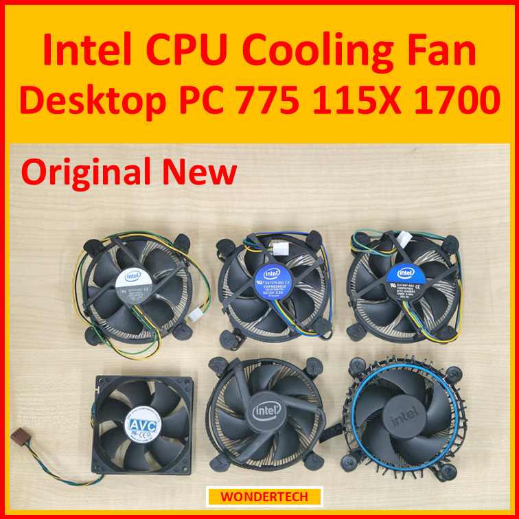 Intel CPU Cooling Fan Desktop PC LGA 775 115X 1150 1151 1155 1156 1200 ...
