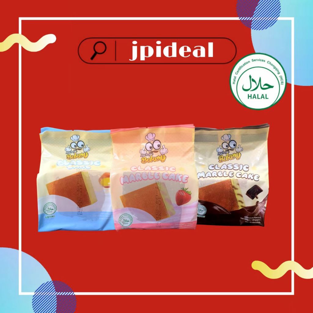 Mychef's HALAL Marble Cake (Original/ Chocolate/ Strawberry)120g ...