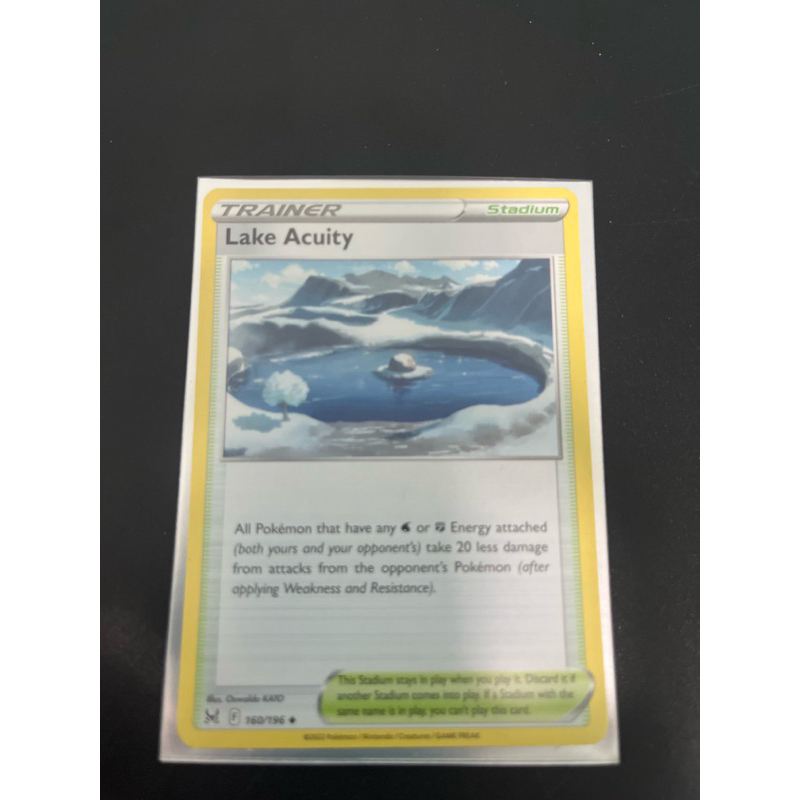 Lake Acuity 160/196 Pokemon TCG | Shopee Malaysia