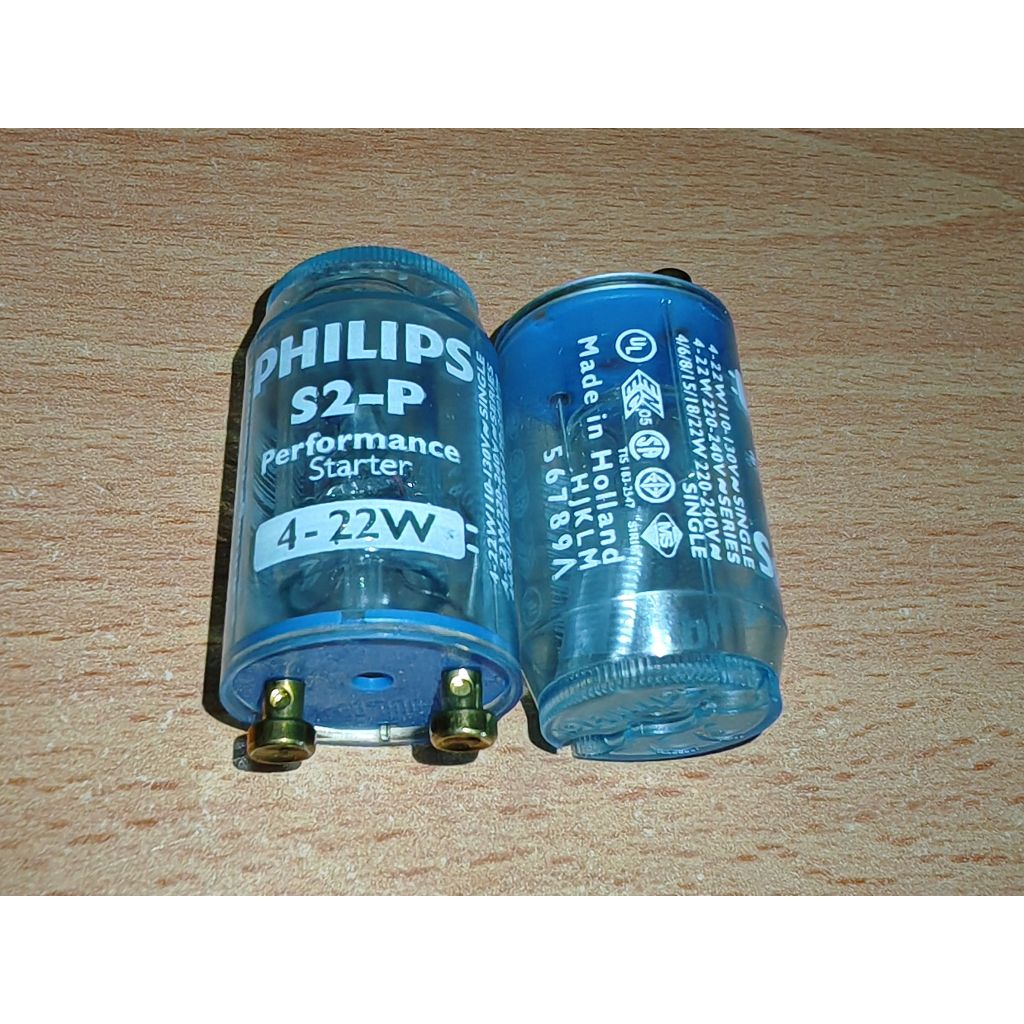 Philips S2-P 4-22W 220-240V Fluorescent Starter for Fluorescent Tubes ...
