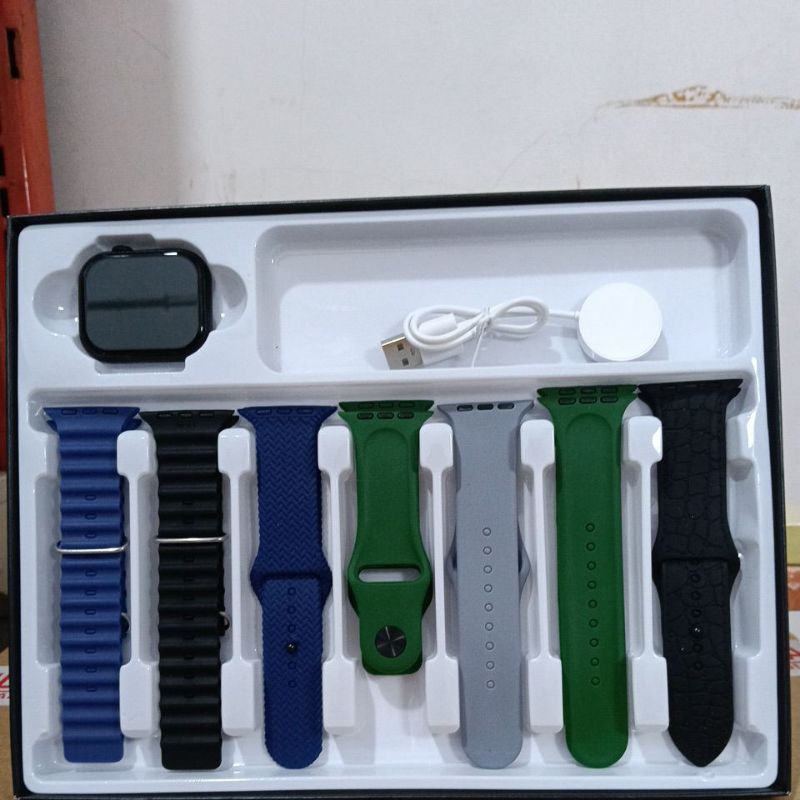 10-in-1 Smartwatch Set" "Smartwatch with Multiple colours 10 straps ...