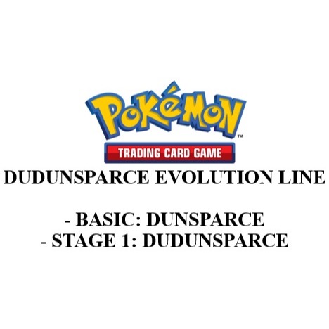 [PTCG] Dudunsparce Evolution Line | Shopee Malaysia