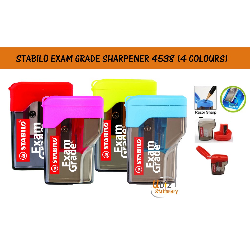 Stabilo Exam Grade Sharpener 4538 (Random Colours) | Shopee Malaysia