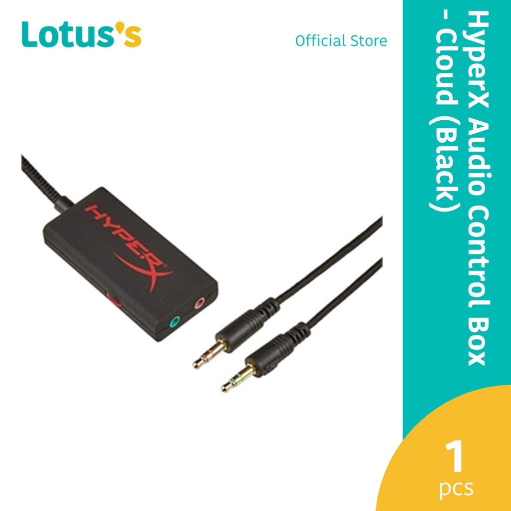 HyperX Audio Control Box - Cloud (Black) | Shopee Malaysia