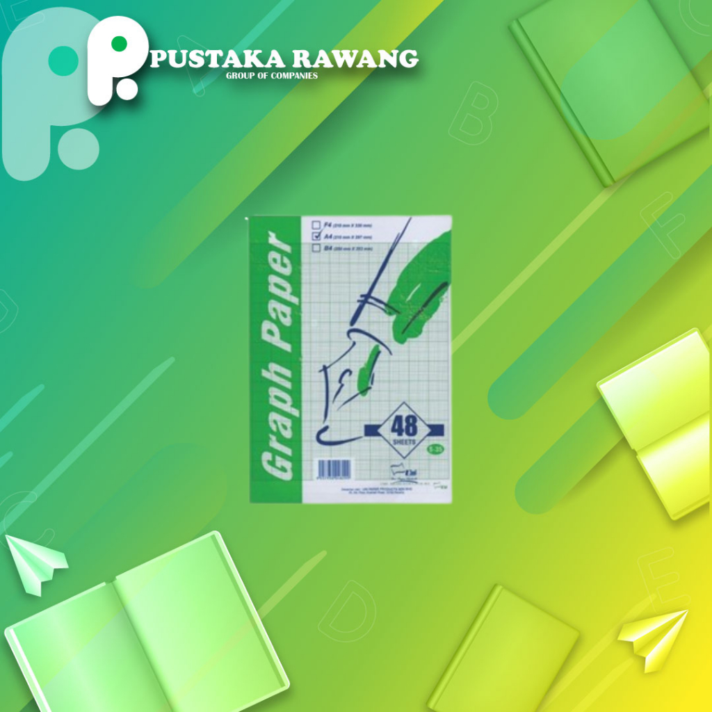 Uni A4 Graph Paper / Kertas Graf 48 Sheets (S35) | Shopee Malaysia