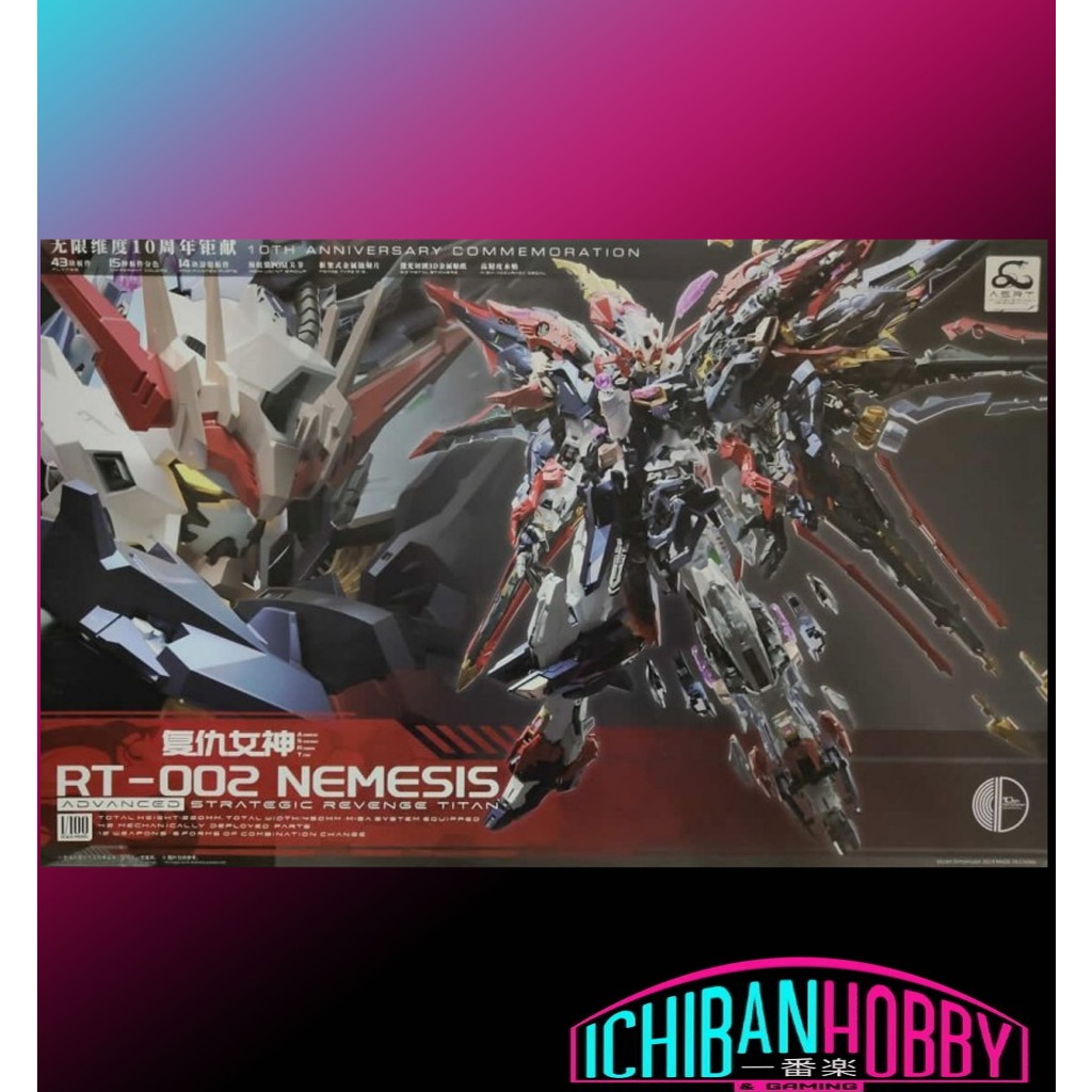 (READY STOCK) INFINITE DIMENSION 1/100 RT-002 NEMESIS ASSEMBLE MODEL ...