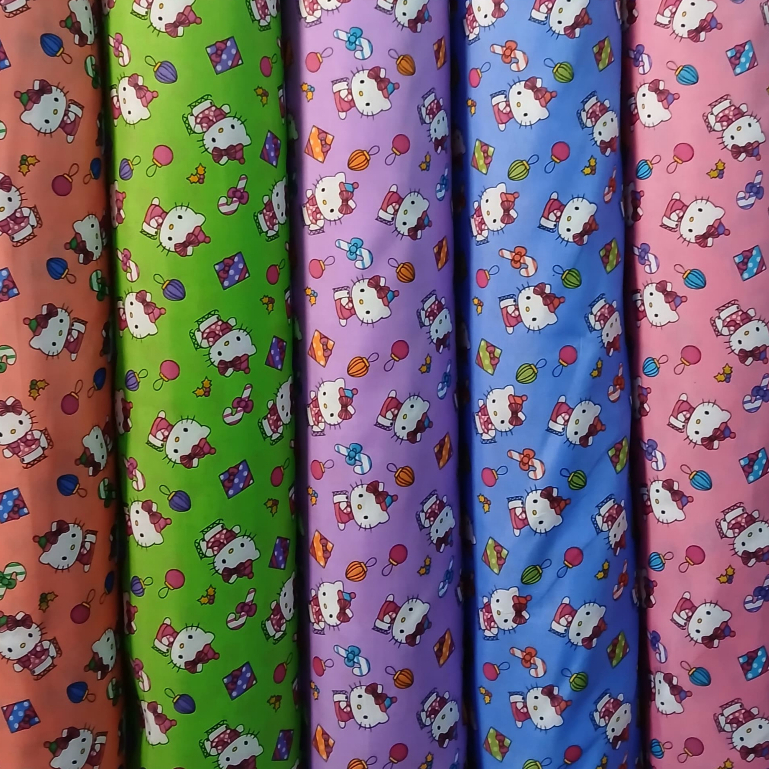 KAIN COTTON 48INCI CORAK CARTOON HELLO KITTY READY STOCK | Shopee Malaysia