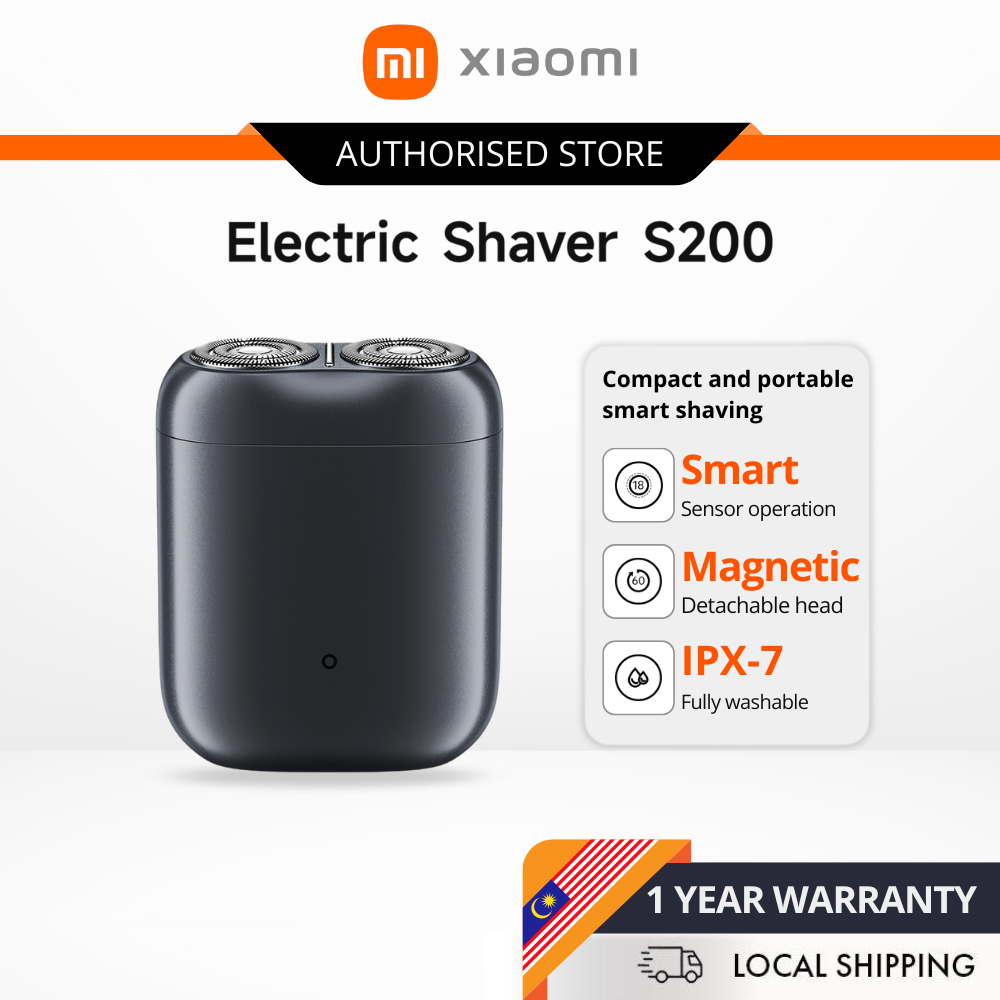 Xiaomi Electric Shaver S200 - IPX7 Waterproof | Smart Sensor | Magnetic ...