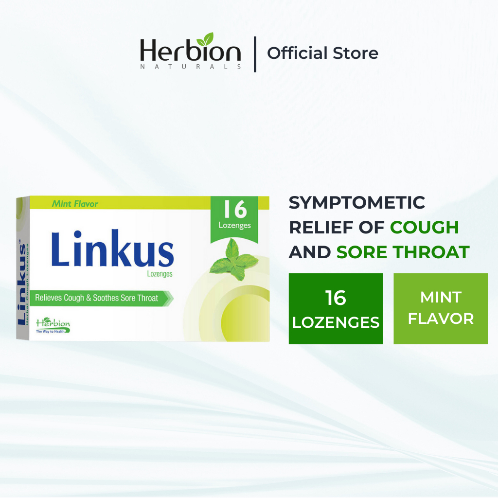 Herbion Linkus Cough Lozenges with Natural Mint Flavor 16s | Shopee ...
