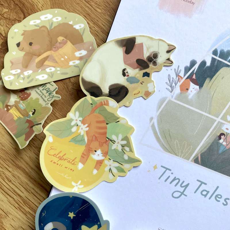Sticker - Tiny Tales Waterproof Stickers | Shopee Malaysia