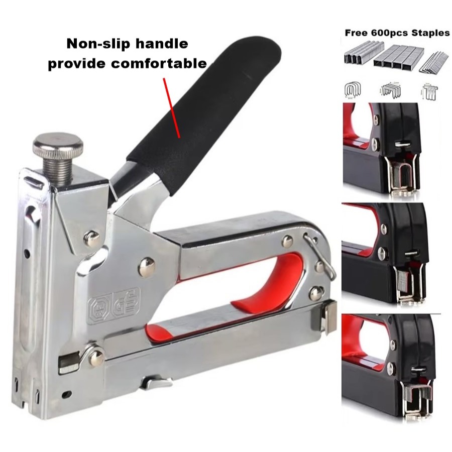 Pengetuk Stapler 3 In 1 Multitool Nail Stapler Gun Heavy Duty Tacker ...