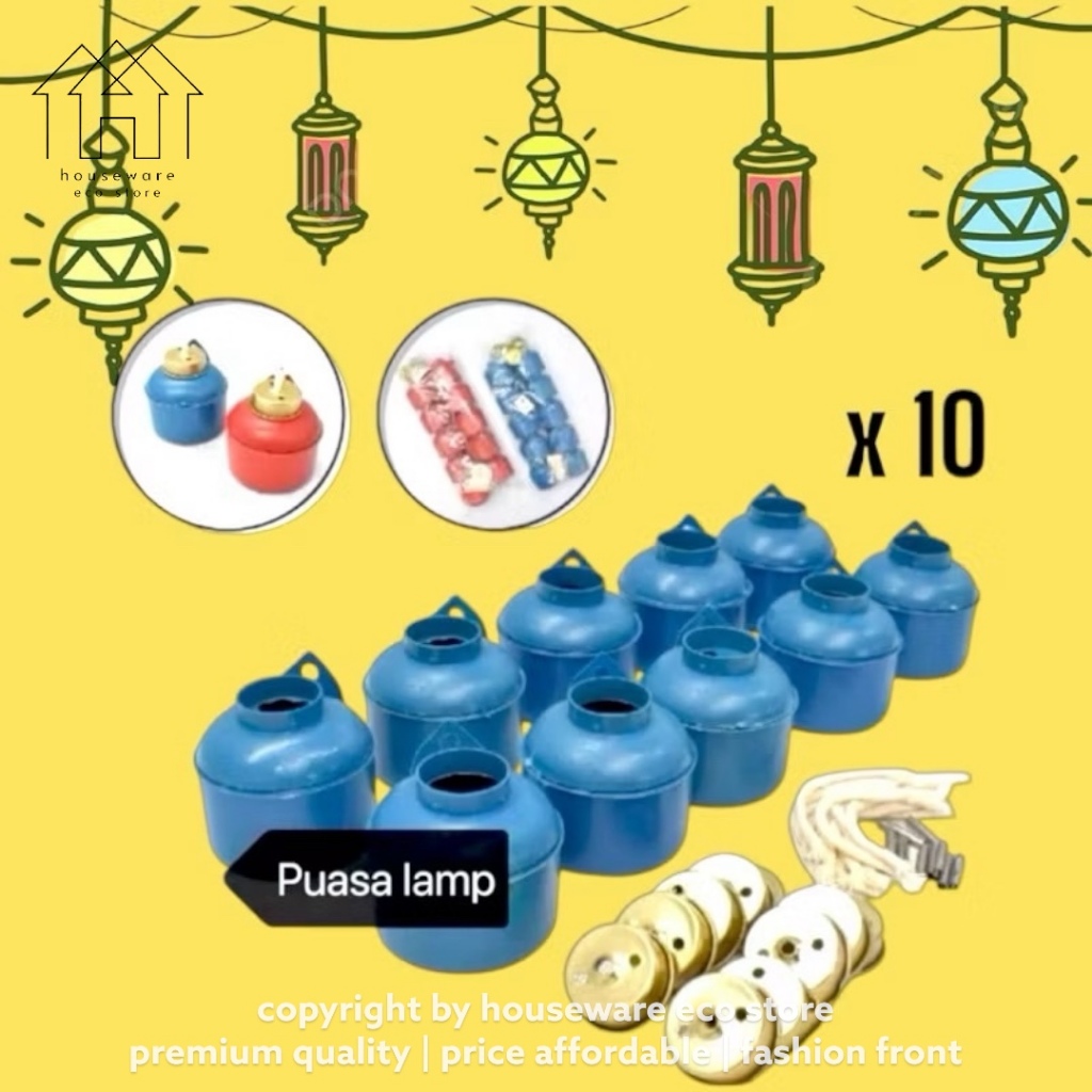 10 sets Pelita Raya Plastic / Pelita Raya Plastik / Pelita Hari Raya ...