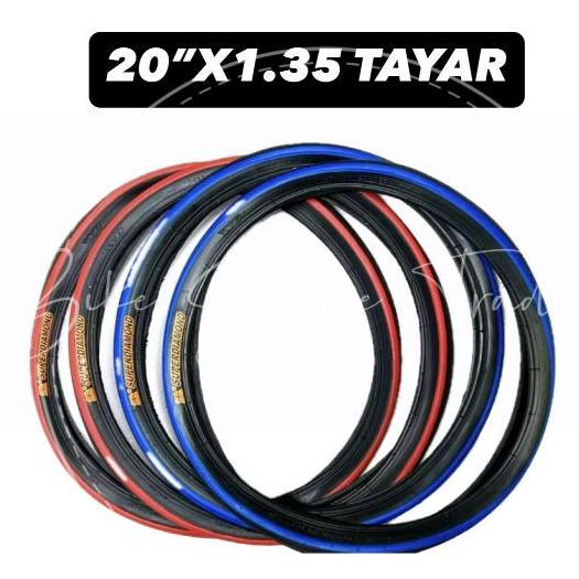 [READY STOCK] TAYAR BASIKAL 20X1.35 COLOR | TAYAR BASIKAL SOTONG 20 ...