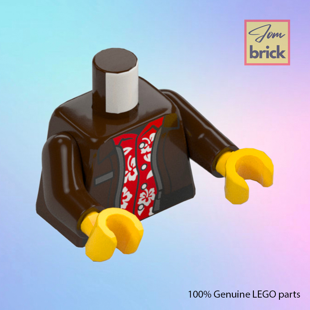 Original LEGO® Parts (Minifig Parts) 76382 – 6487170 Torso Jacket Open ...