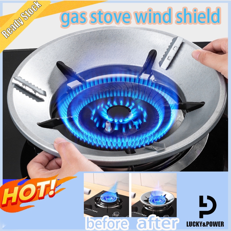 LP Fire Wind Proof Energy Saver Cover 8 Holes Iron Gas Stove Ring ...