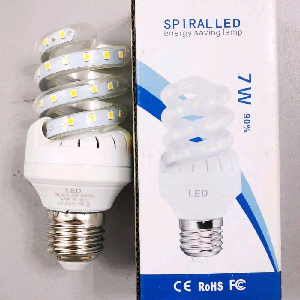 SPIRAL LED BULB 7W / 9W / 12W / 16W (E27 LAMP HOLDER) | Shopee Malaysia