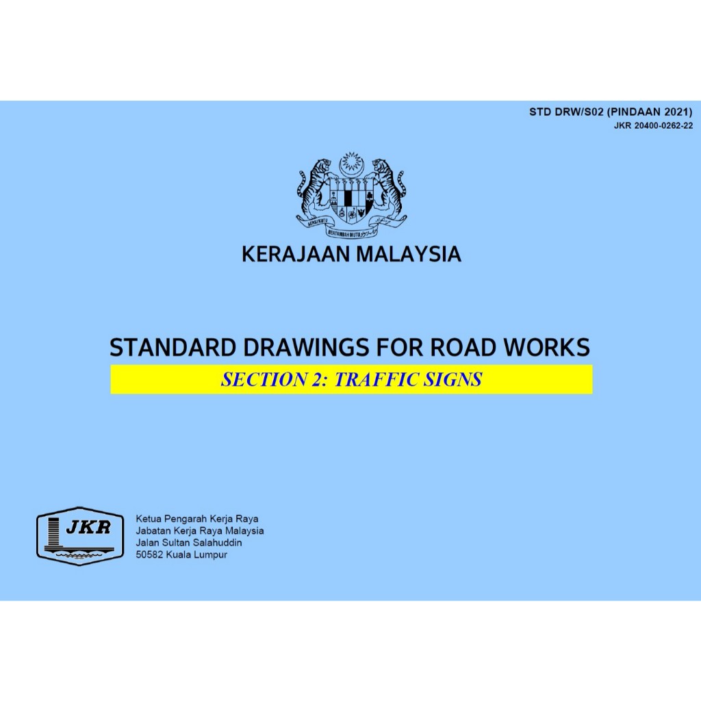 Buku standard drawing for roadwork (traffic sign) | Shopee Malaysia