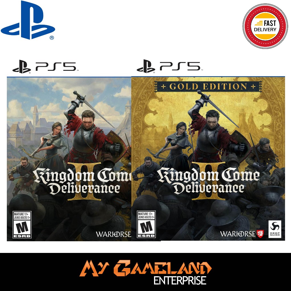 PS5 Kingdom Come Deliverance II Standard / Gold Edition (English ...