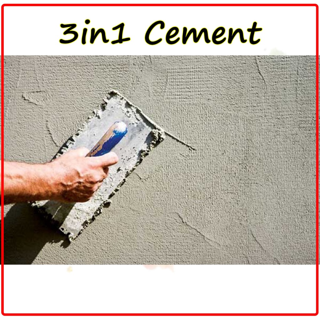 3in1 Super Render Cement And Sand Mix Concrete Simen Campur Pasir ...
