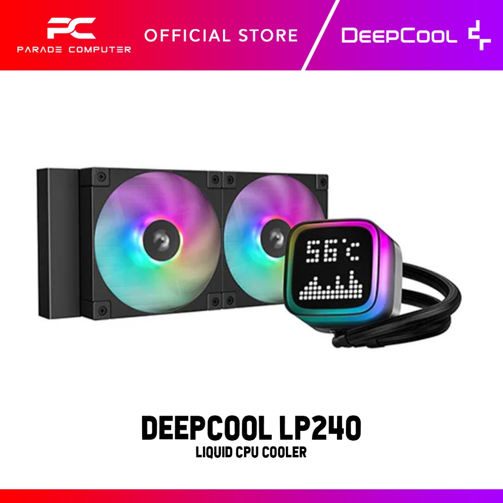 DEEPCOOL LP240 / LP360 AIO LIQUID COOLER WITH MATRIX DISPLAY | Shopee ...