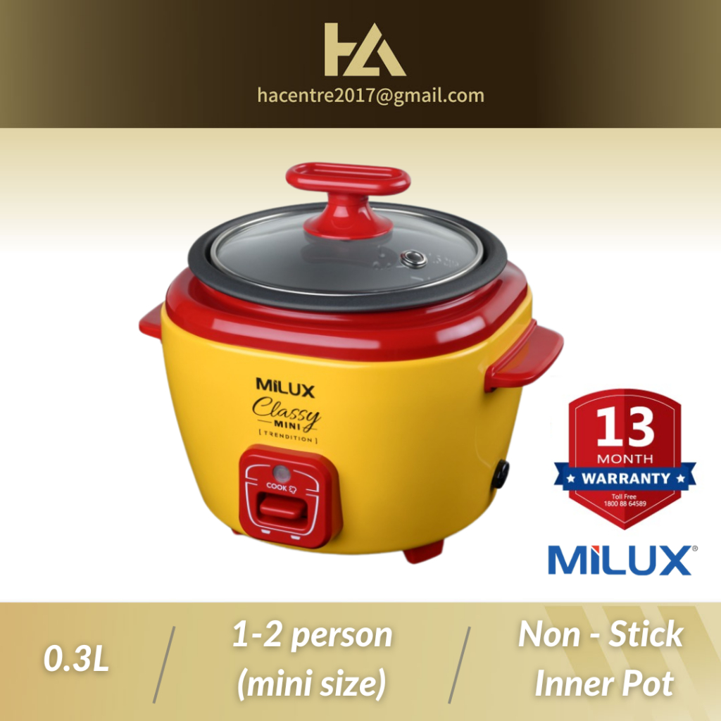 Milux 0.3L Mini Electric Rice Cooker MRC603 / MRC-603 饭煲 Periuk Nasi ...