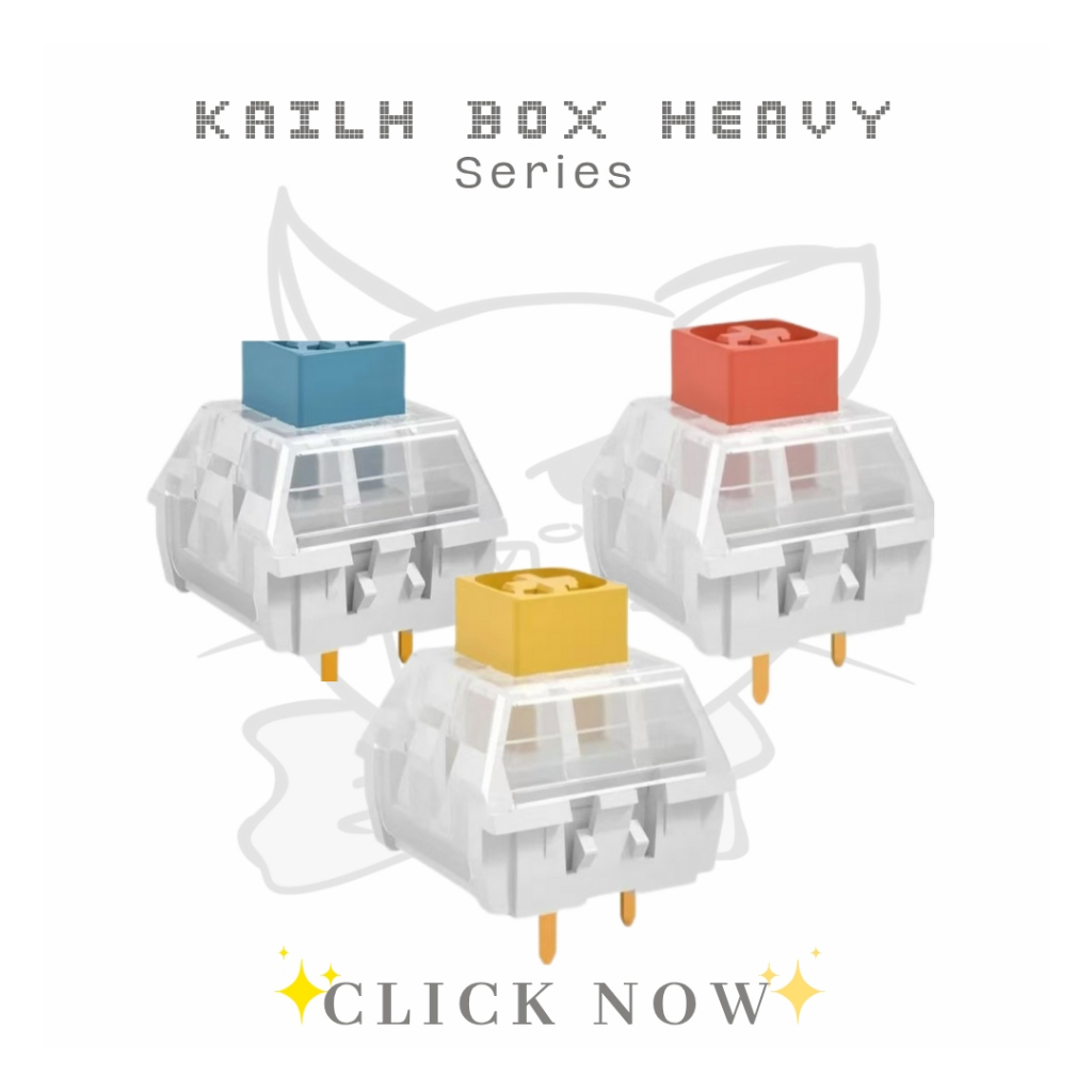 Kailh Box Heavy Blue/Yellow/Orange 3 Pin Pressure Handfeel Switch for ...