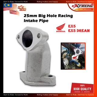 25mm Big Hole Racing Intake Pipe Besar Tengkok Paip PNP Honda Ex5 Dream ...