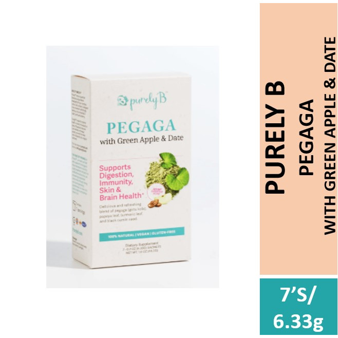 PURELY B PEGAGA WITH GREN APPLE & DATE 7'S 6.33g / SACHETS/ BOX ...