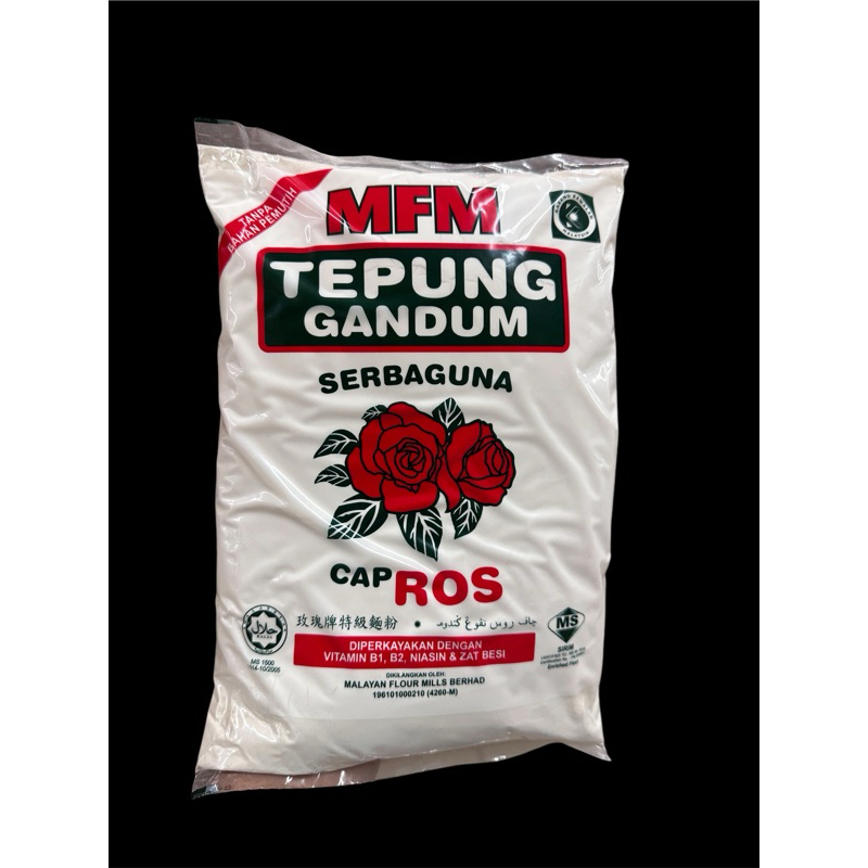 Tepung Gandum Cap Ros 1kg | Shopee Malaysia