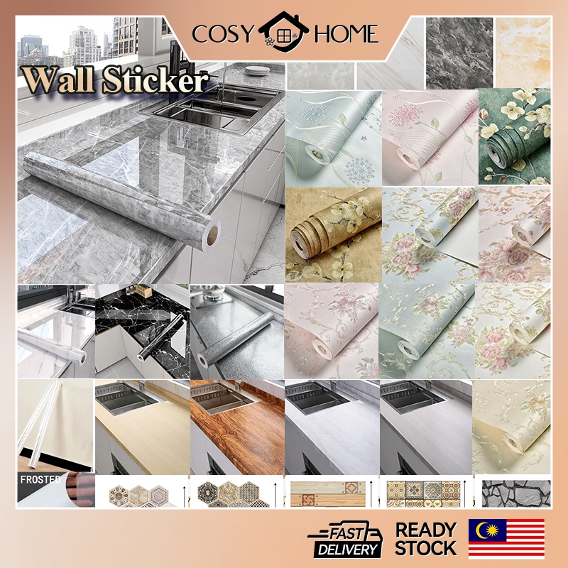 Kitchen Sticker Oil Proof Wallpaper Waterproof Kitchen Wallpaper Anti ...