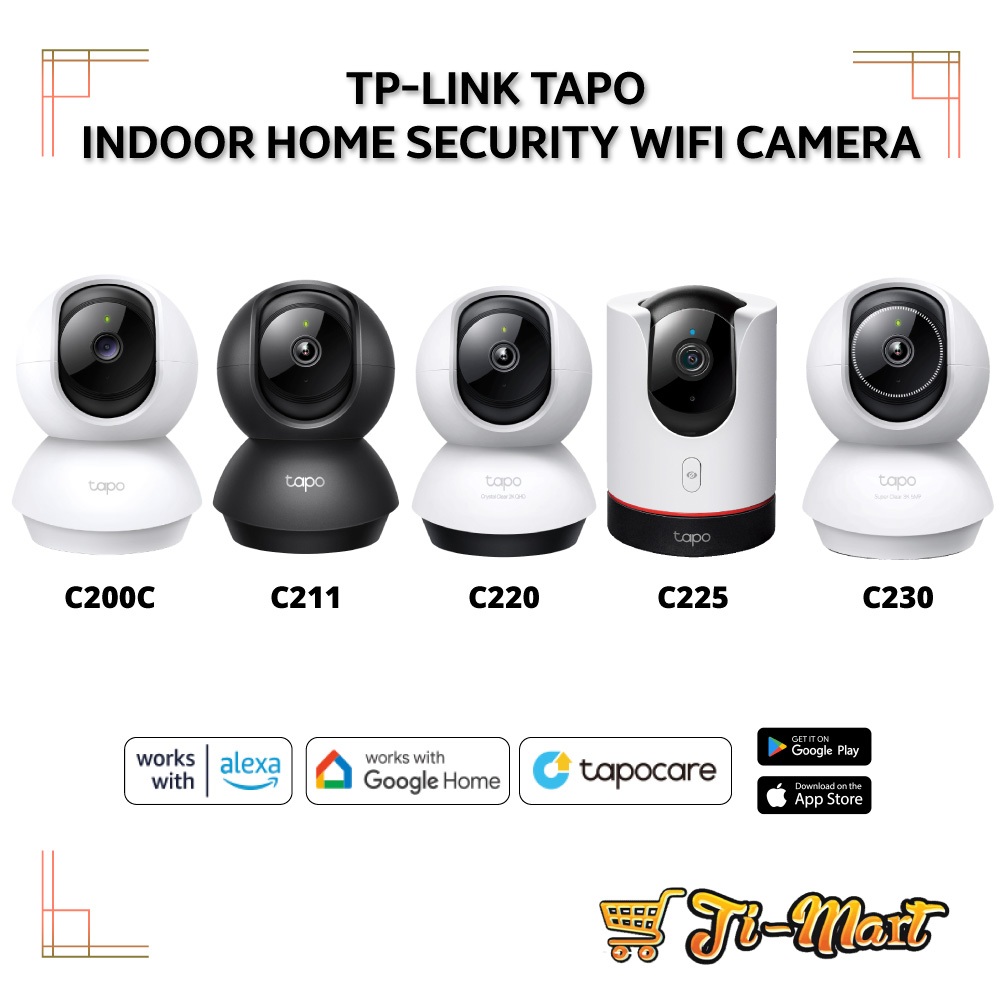 TP-Link Tapo C200C / C211 / C220 / C225 / C230 Indoor Home Security Wi-Fi Camera | Shopee Malaysia